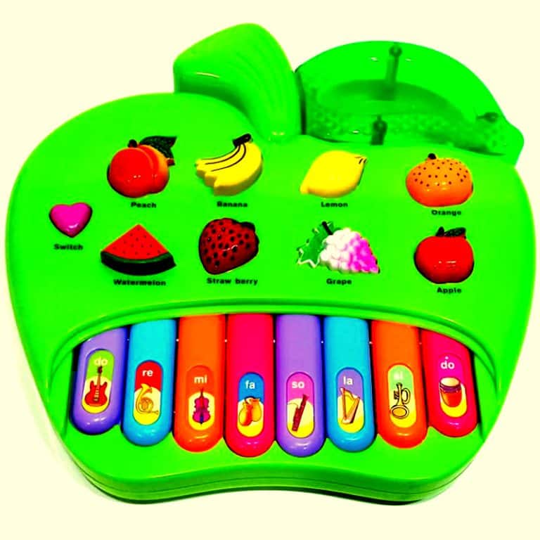 Apple shaped learning toy with music - Kids Emporium